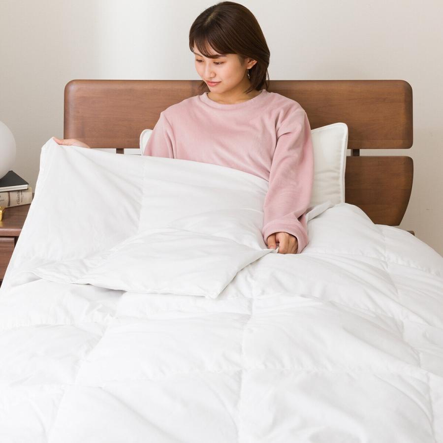 2枚合わせ羽毛掛ふとん セミダブル(NTR-2 K2414 SD) ニトリ : 2115100013862 : ニトリ Yahoo!店 - 通販 - Yahoo!ショッピング