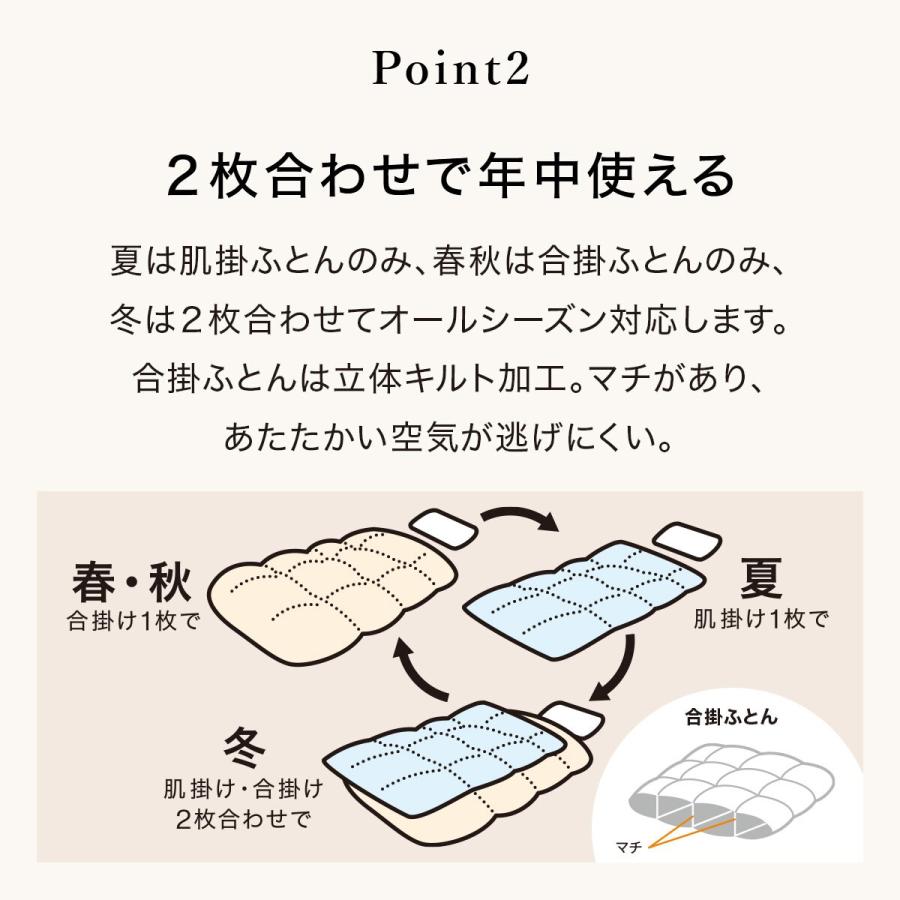 2枚合わせ羽毛掛ふとん セミダブル(NTR-2 K2414 SD) ニトリ : 2115100013862 : ニトリ Yahoo!店 - 通販 - Yahoo!ショッピング