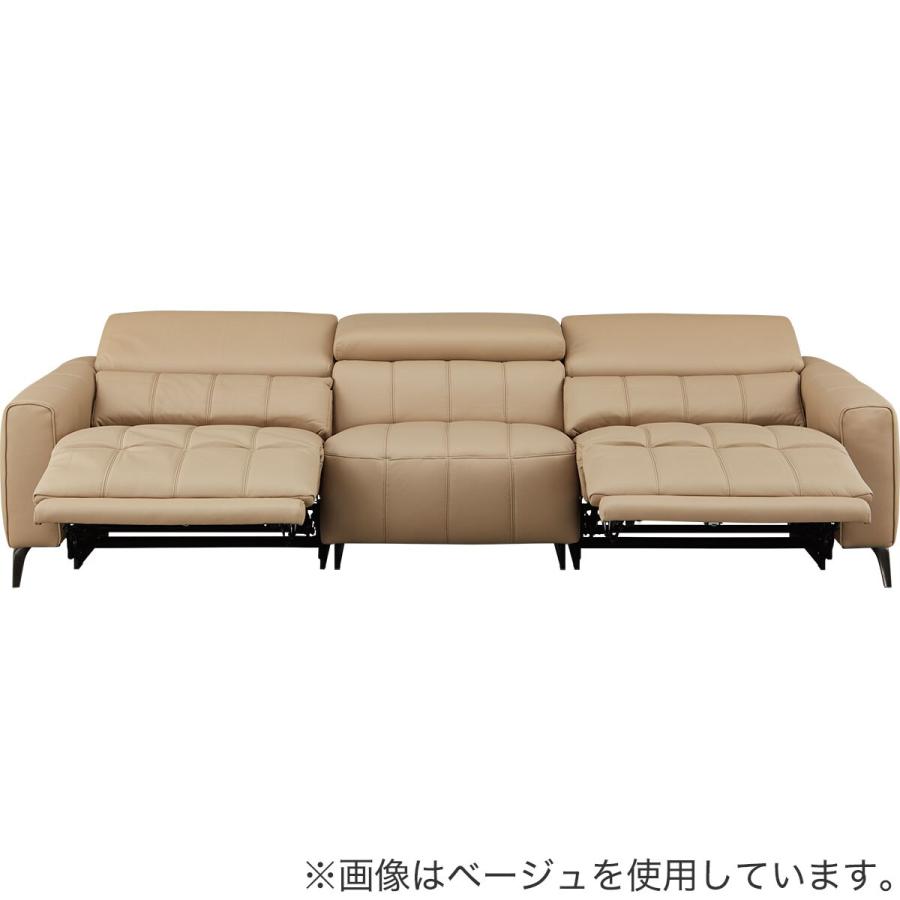 3人掛け 両電動リクライニングワイドソファ(LS05 3シート 革 NW DGR) ニトリ : ニトリ Yahoo!店 - 通販 - Yahoo!ショッピング