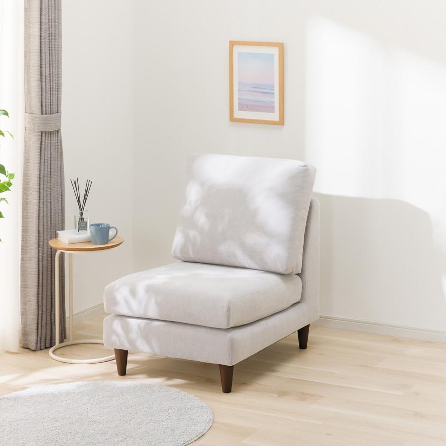 ニトリ 1人掛け布張りソファ(CS03 肘なし SD LGY/MBR) : ニトリ Yahoo!店 - 通販 - Yahoo!ショッピング