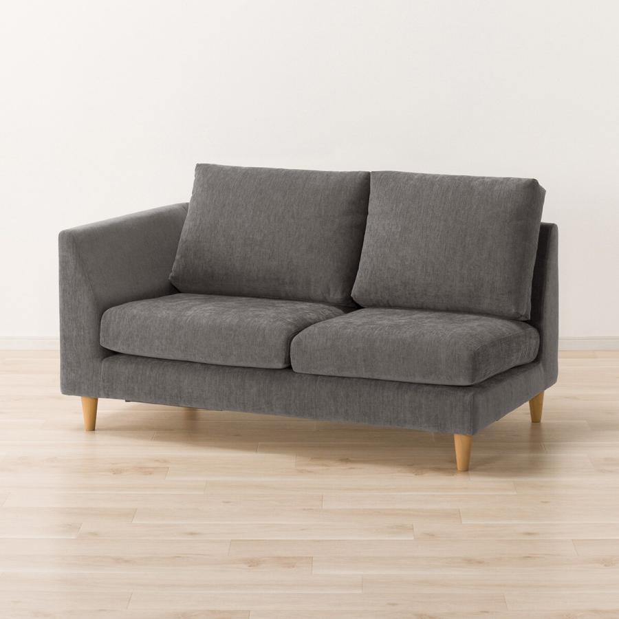 ニトリ 2人掛け布張りソファ(CS03 右片肘タイプ DGY/LBR) : ニトリ Yahoo!店 - 通販 - Yahoo!ショッピング