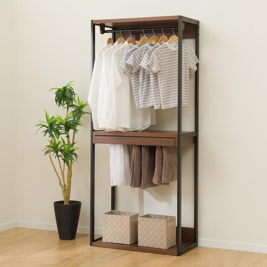 ニトリ オープンワードローブ(アテン 80SL MBR) : ニトリ Yahoo!店 - 通販 - Yahoo!ショッピング