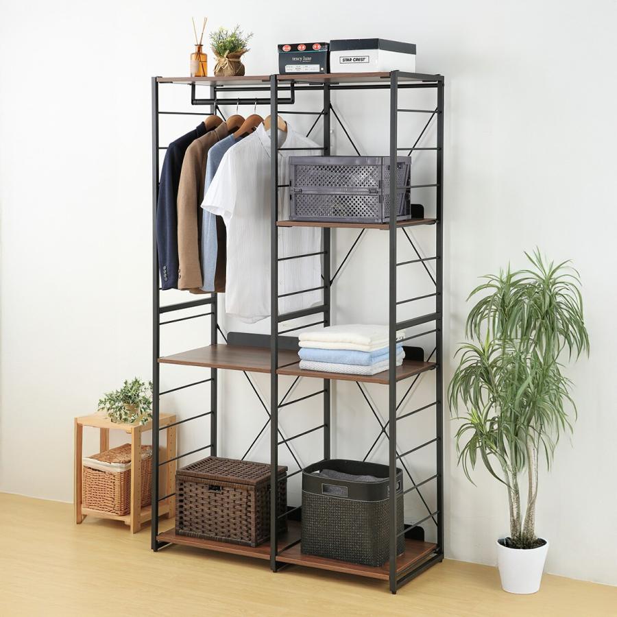 ニトリ ハンガーラック(TA011 107 MBR/BK) : ニトリ Yahoo!店 - 通販 - Yahoo!ショッピング