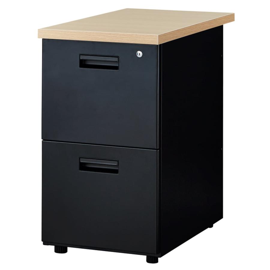 ニトリ 脇机(2段 YJD-2 OAK/BK) : ニトリ Yahoo!店 - 通販 - Yahoo!ショッピング