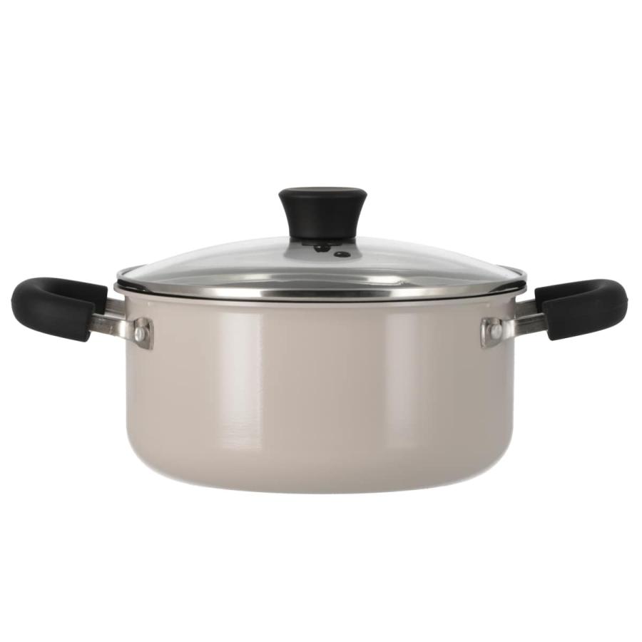 ニトリ IH・ガス火 ソフトグリップ両手鍋(20cm MO DY10) デコホーム : ニトリ Yahoo!店 - 通販 - Yahoo!ショッピング