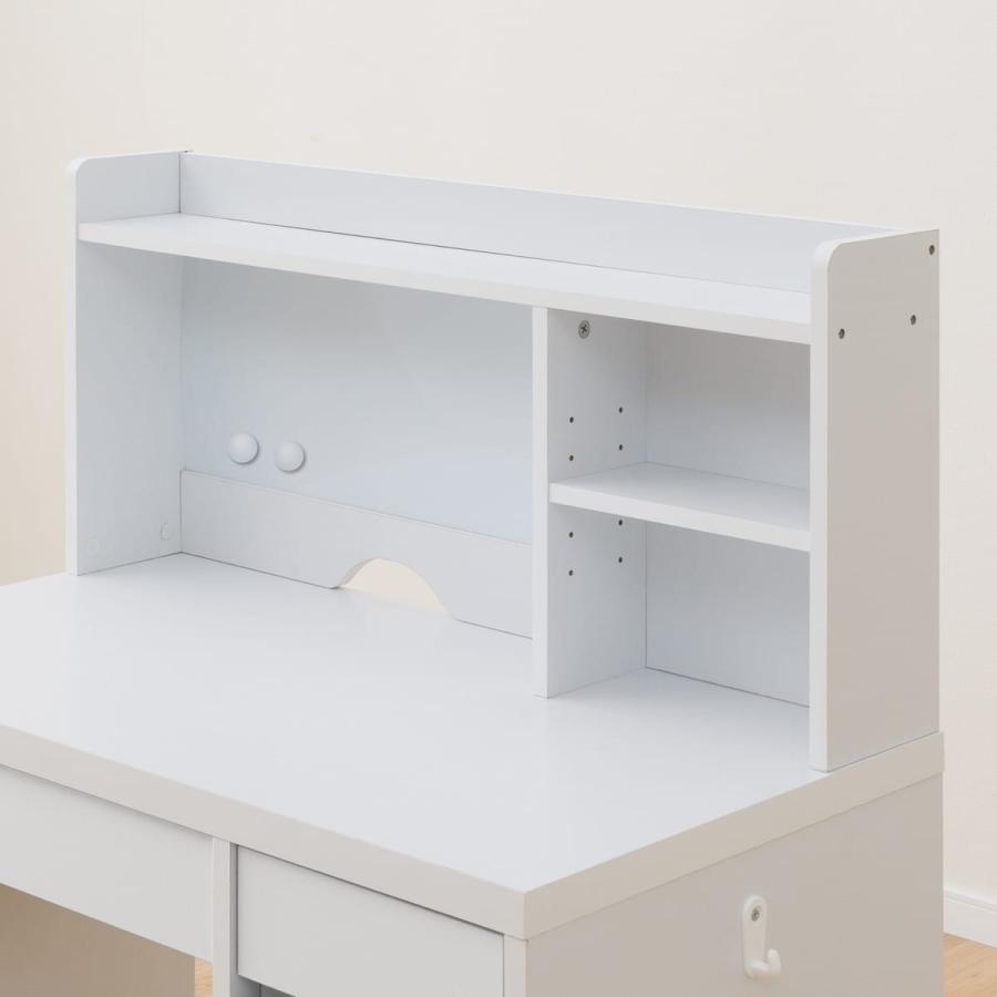 デスク+上棚セット(ES23 WH) 学習机 学習デスク パソコンデスク コンパクト ニトリ :6545141-6545146:ニトリ Yahoo!店 - 通販 - Yahoo!ショッピング