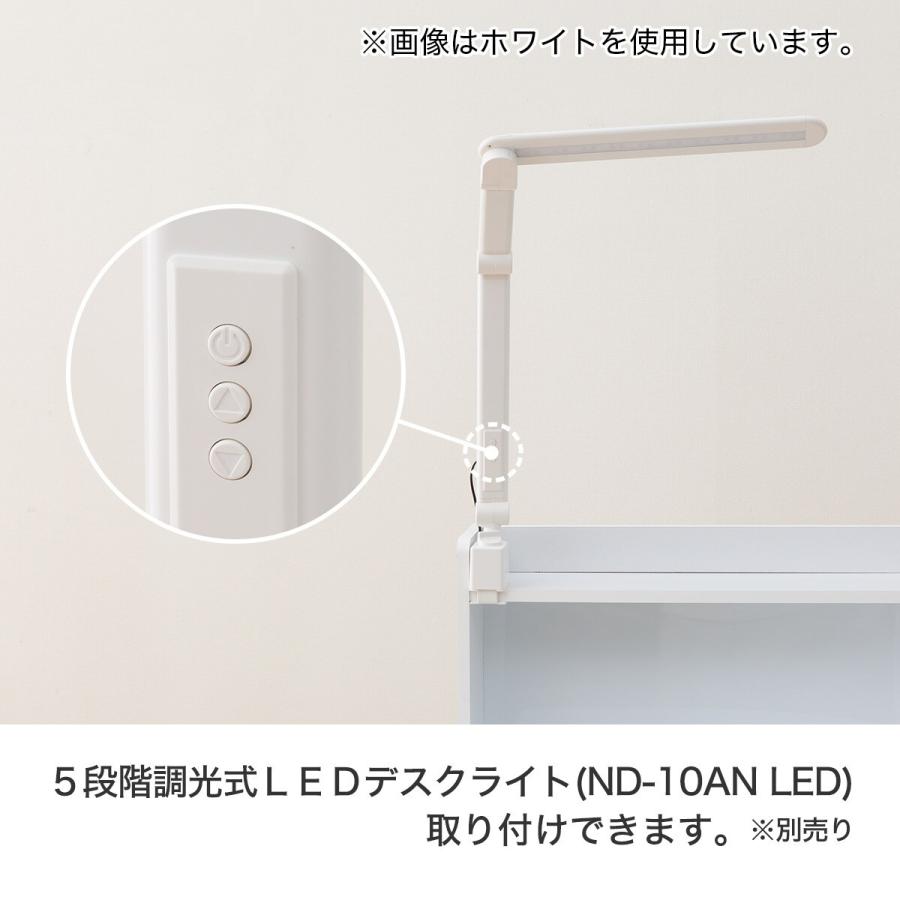 コンパクトデスク+上棚セット(ES23 BK/NV) ニトリ : 6545145-6545147 : ニトリ Yahoo!店 - 通販 - Yahoo!ショッピング