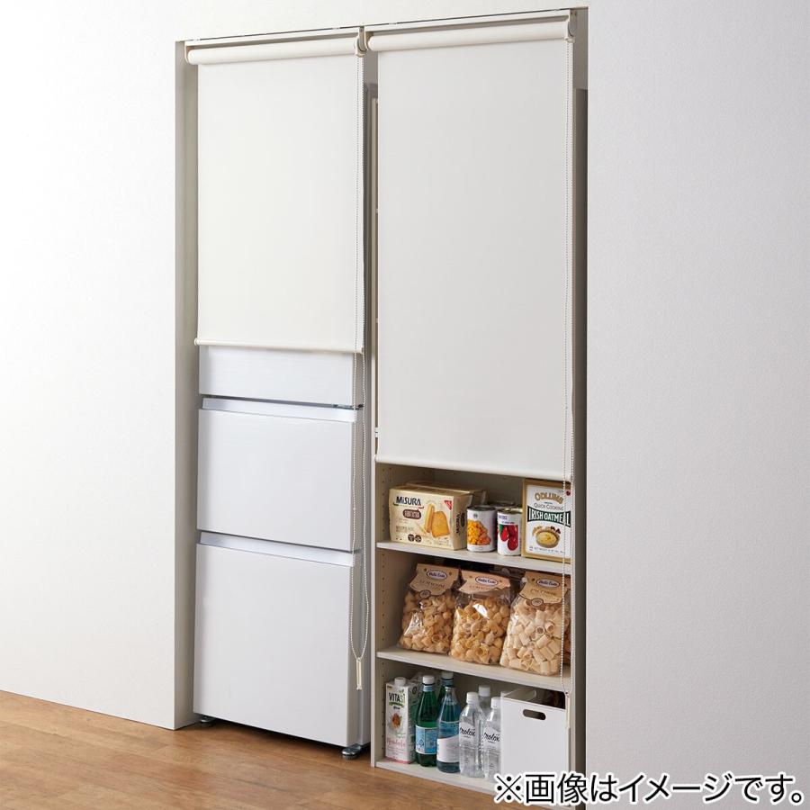 ニトリ 消臭加工ロールスクリーン(DE1 IV 60X180) 幅60×丈180cm 正面付け 天井付け カーテンレール付け 間仕切り 抗菌 遮熱 : ニトリ Yahoo!店 - 通販 ...