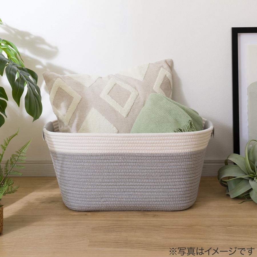 ニトリ ロープリビングバスケット(IW01 4836 グレー) : ニトリ Yahoo!店 - 通販 - Yahoo!ショッピング