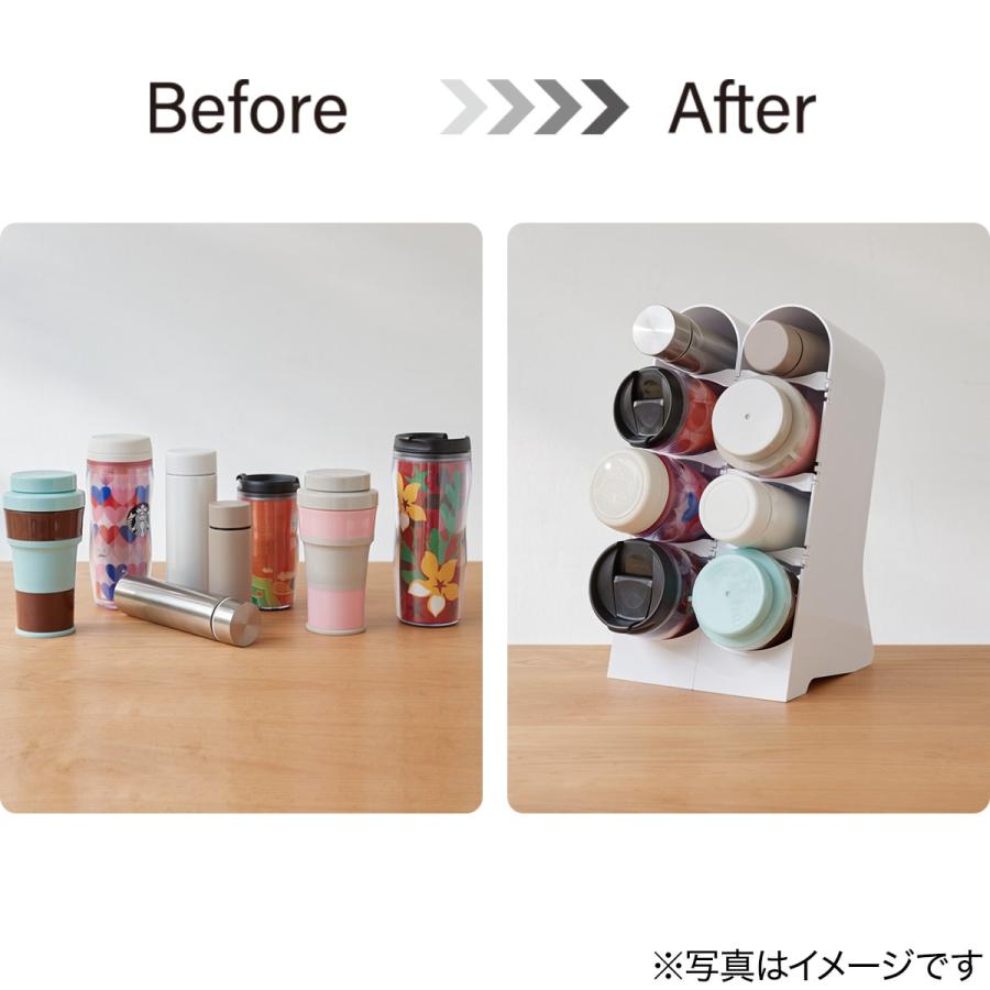 ニトリ 水筒が縦にしまえるボトルスタンド(ホワイト K138) : ニトリ Yahoo!店 - 通販 - Yahoo!ショッピング