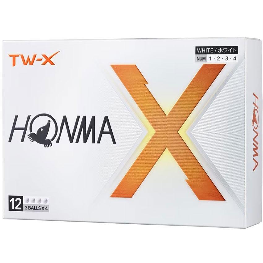 ホンマ HONMA GOLF 本間ゴルフ TW-X／TW-S ゴルフボール BTQ2402／BTQ2403 2024年新製品 3ダースセット 36球 HONMA GOLF スピン系 3ピース ...