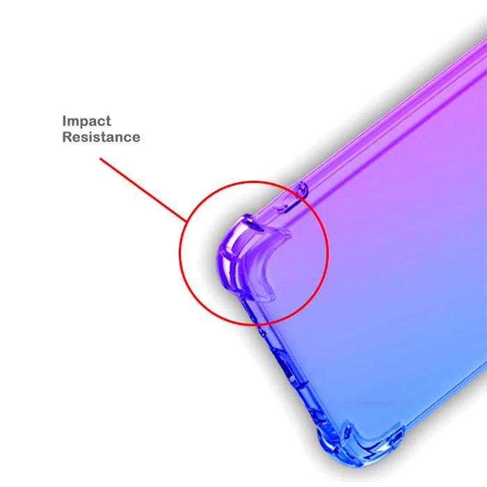 iPhone13Pro ケース 耐衝撃 TPUケース アイフォン13プロ グラデーション 衝撃吸収 ストラップホール ワイヤレス充電対応 背面 カバー : 10003484 : NIUNIU ...