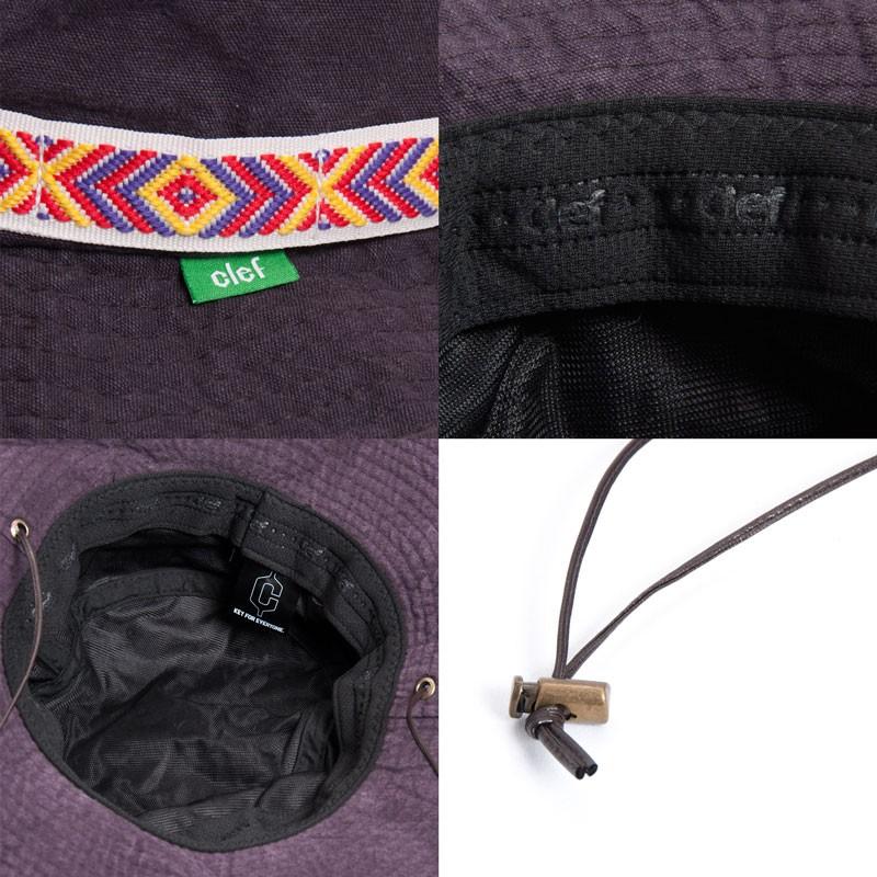 クレ CLEF ハット ADVENTURE HAT MEX アドベンチャーハットMX ネイビー RB3321 メンズ レディース 帽子 無地 ...