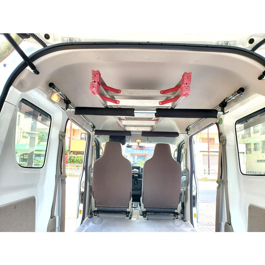 エブリイDA17 NV100 バモスホビオ サイドバー＆高低ワンタッチバータイプ ハイルーフ軽バン 車内キャリア - kento-moshi.jp