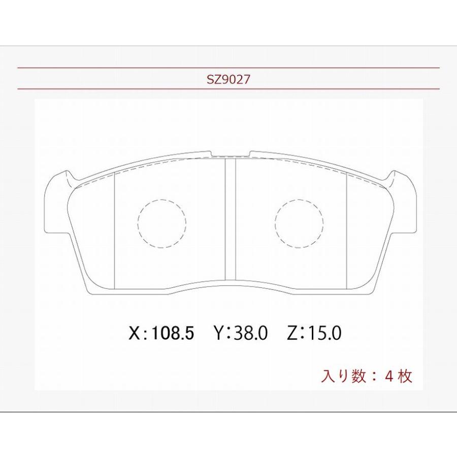 ブレーキパッド フロント ワゴンR 型式 MH22S DBA-MH22S CBA-MH22S 低ダスト フロントパッド ワゴンアール RR スティングレー (あすつく) : ntb6725 ...