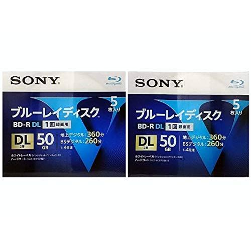 SONY ソニー ブルーレイ BD-R 4倍速 2層 Vシリーズ 5BNR2VLPS4 5枚入 2個セット : NN-Style - 通販 - Yahoo!ショッピング