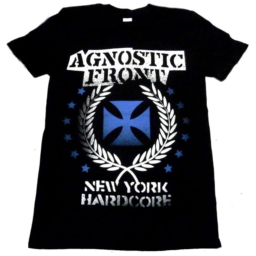 AGNOSTIC FRONT「BLUE IRON CROSS」Tシャツ アグノスティックフロント : NO-REMORSE - 通販 ...