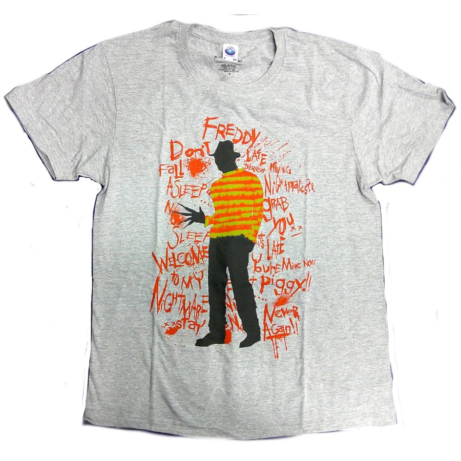 【A NIGHTMARE ON ELM STREET】エルム街の悪夢「FREDDY SCRIBBLE FONT」Tシャツ : manoes-fs003 : NO-REMORSE - 通販 ...