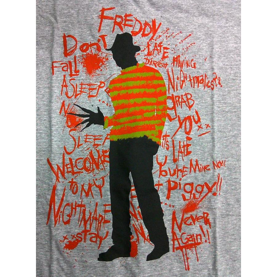 【A NIGHTMARE ON ELM STREET】エルム街の悪夢「FREDDY SCRIBBLE FONT」Tシャツ : manoes-fs003 : NO-REMORSE - 通販 ...