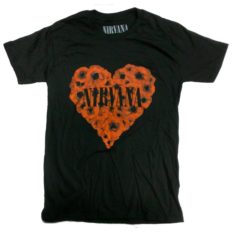 【NIRVANA】ニルヴァーナ「POPPY HEART」Tシャツ : NO-REMORSE - 通販 - Yahoo!ショッピング