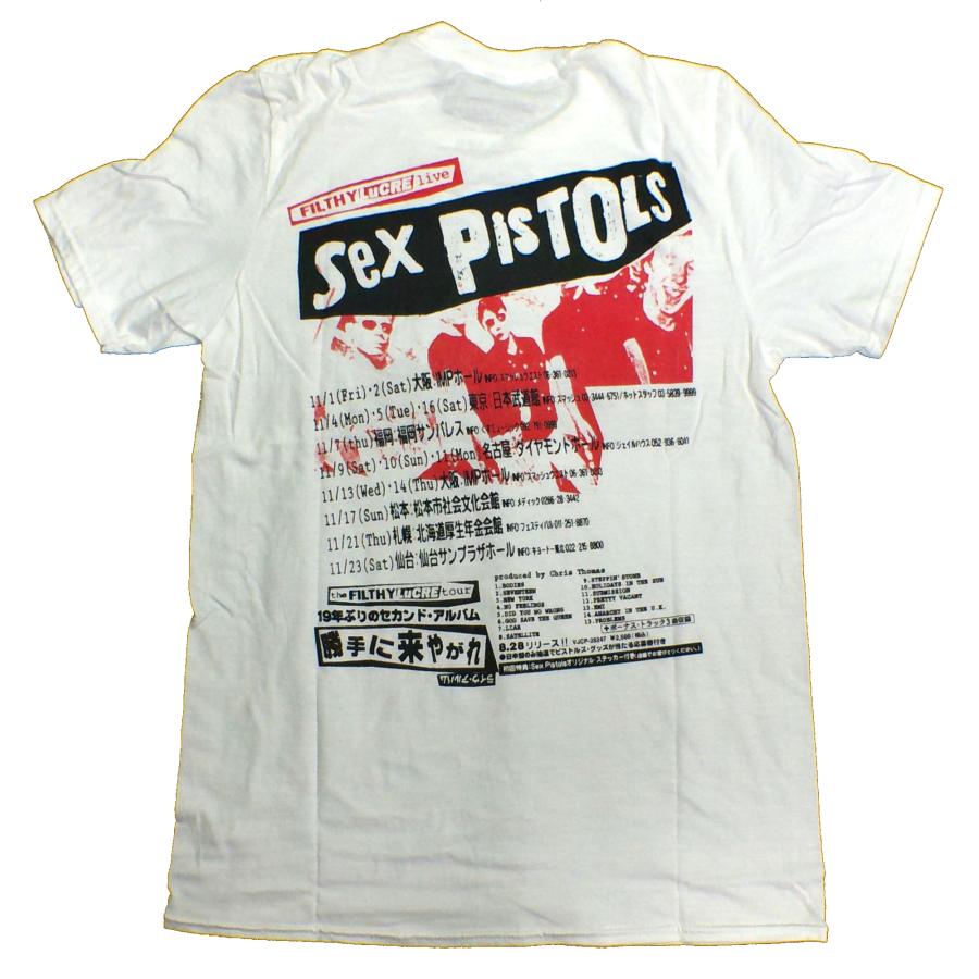 【SEX PISTOLS】セックスピストルズ「FILTHY LUCRE JAPAN」Tシャツ : NO-REMORSE - 通販 ...