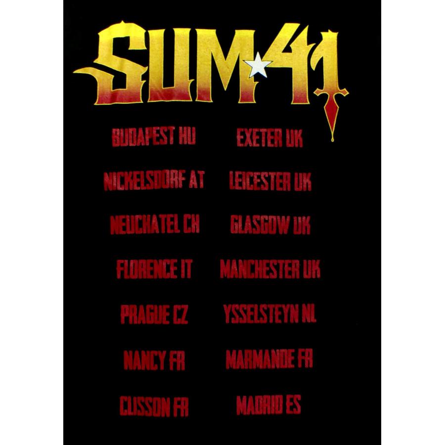 【SUM 41】サム フォーティーワン「OUT FOR BLOOD」Tシャツ : NO-REMORSE - 通販 - Yahoo!ショッピング