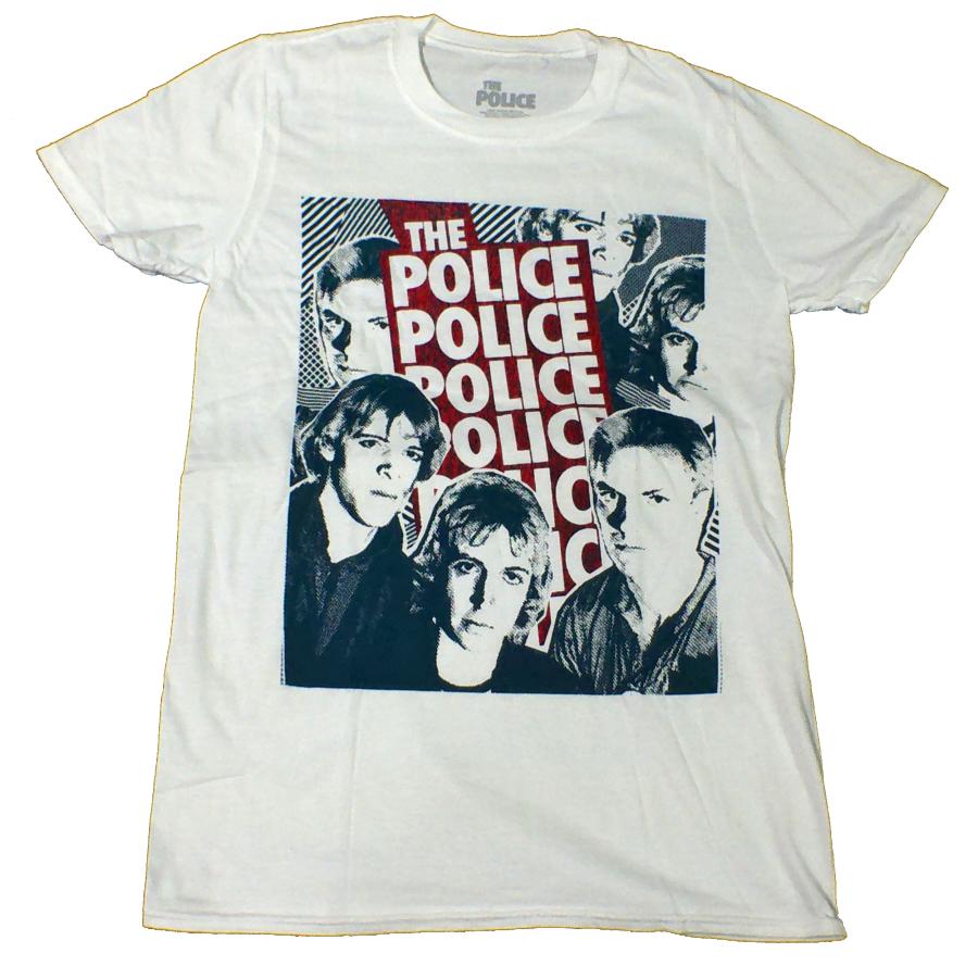 【THE POLICE】ポリス「HALF TONE FACES」Tシャツ : NO-REMORSE - 通販 - Yahoo!ショッピング
