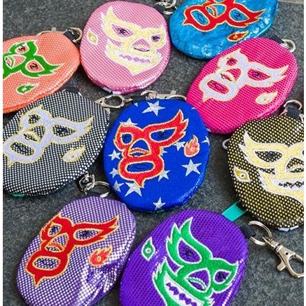 Haoming（ハオミン） 【HAOMING】MASK COIN CASE 22 マスクコインケース ルチャ リブレ プロレス メキシコ ...