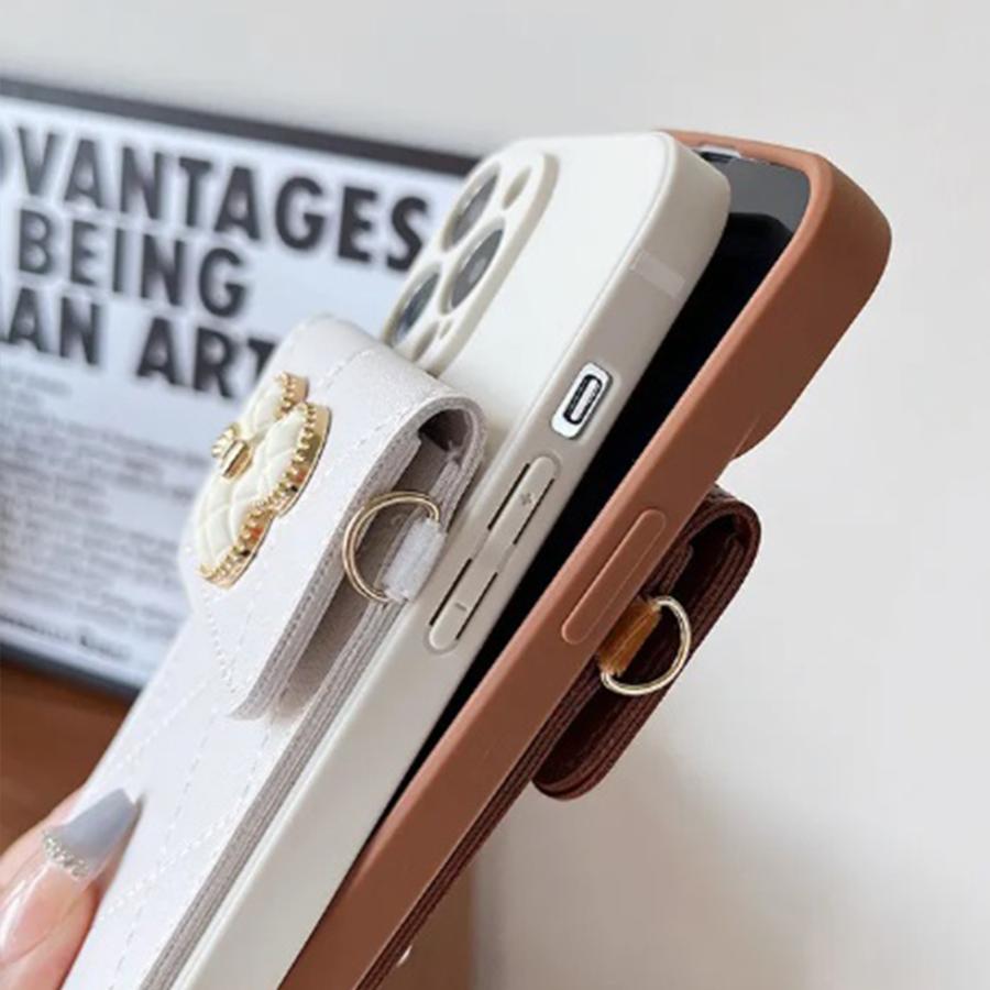 iPhoneケース ショルダー タイプ iphone14シリーズ ケース かわいい 財布付 iphone se 手帳型 カード収納 肩掛け ...