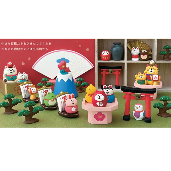 DECOLE ZCB-47474「豆福松」 concombre コンコンブル FUKU 福 MONO 豆福 お正月 縁起 幸福 デコレ ...