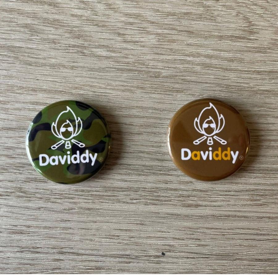 Daviddy缶バッチ2種セット（迷彩・茶） : NOASOBI-YA - 通販 - Yahoo!ショッピング