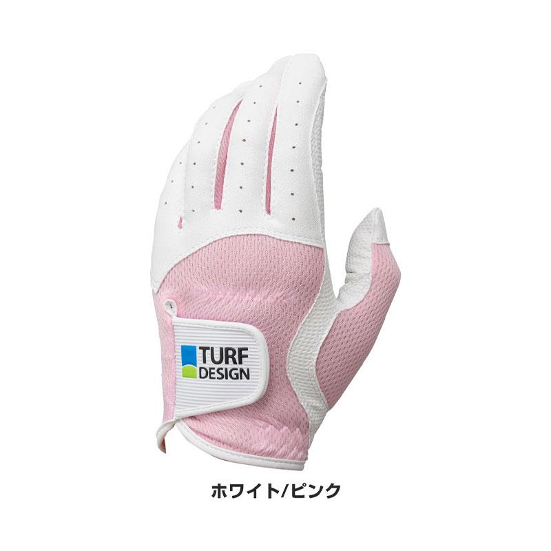 ターフ デザイン 両手用 グローブ レディース用 TDGL-2170L ゴルフ 手袋 TURF DESIGN ゴルフグローブ 手袋 日焼け対策 ...