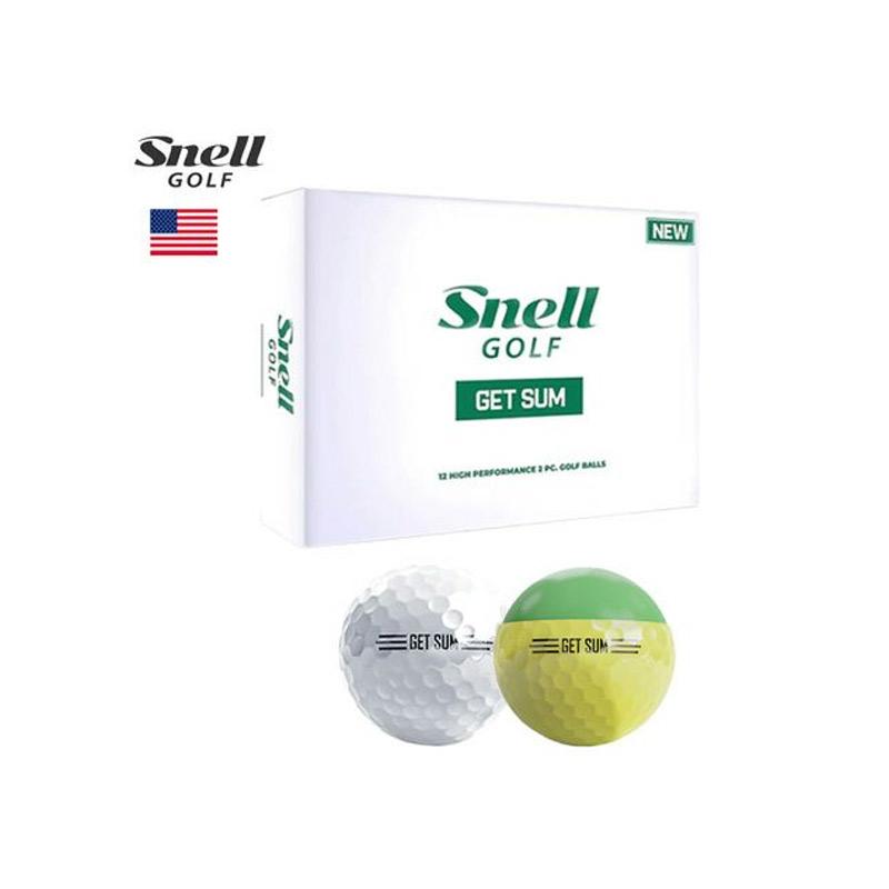 Snell GOLF スネルゴルフ ボール GET SUM 1ダース USA直輸入品 ゴルフボール ゲッサム イエロー ホワイト 12球 expoint01 : ノーブルゴルフ - 通販 ...