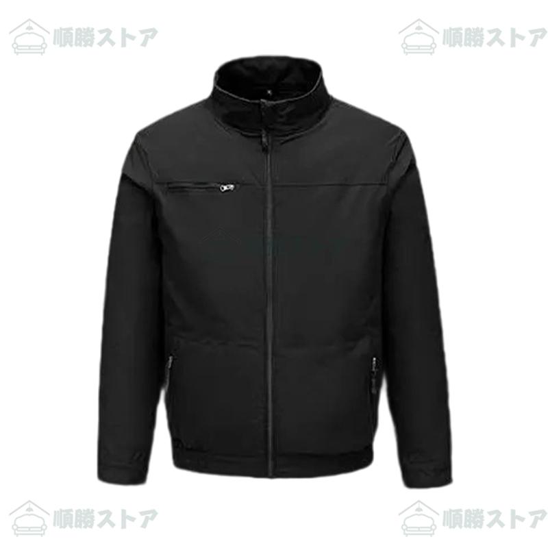 空調作業服 長袖 冷感直撃 3段階強風 冷風服 10000mAh モバイルバッテリファンを4つ設置可能 USB充電 屋外作業 日焼け防止 ...