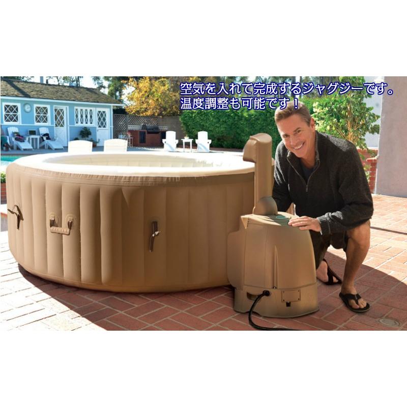 [終売]メーカー直送品 INTEX ピュアスパ PureSpa ジャグジー 自宅 ジェットバス 屋外 28403 送料無料 代引不可 ...