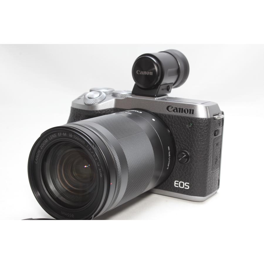 キヤノン（Canon） ミラーレス一眼 EOS M6 MarkII シルバー EF-M18-150 IS STM EVF キット 新品SD ...