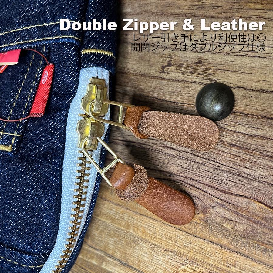 【araiyan】 アライヤン オーバルポーチ デニムポーチ マルチポーチ ウエストポーチ Dカン付き 日本製 岡山デニム ラボ コットン100% AF17002 区分N : 株式会社リブレ ...