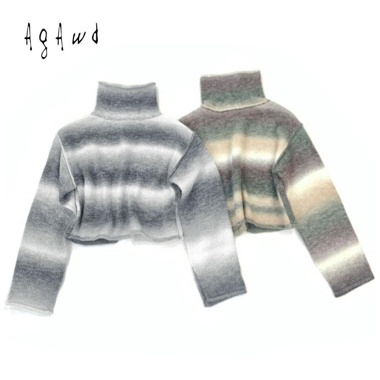 【s50】【アガウド/AgAwd】Gradation Knit（グラデーションニット）[2218-550391]【送料無料】【キャンセル返品 ...