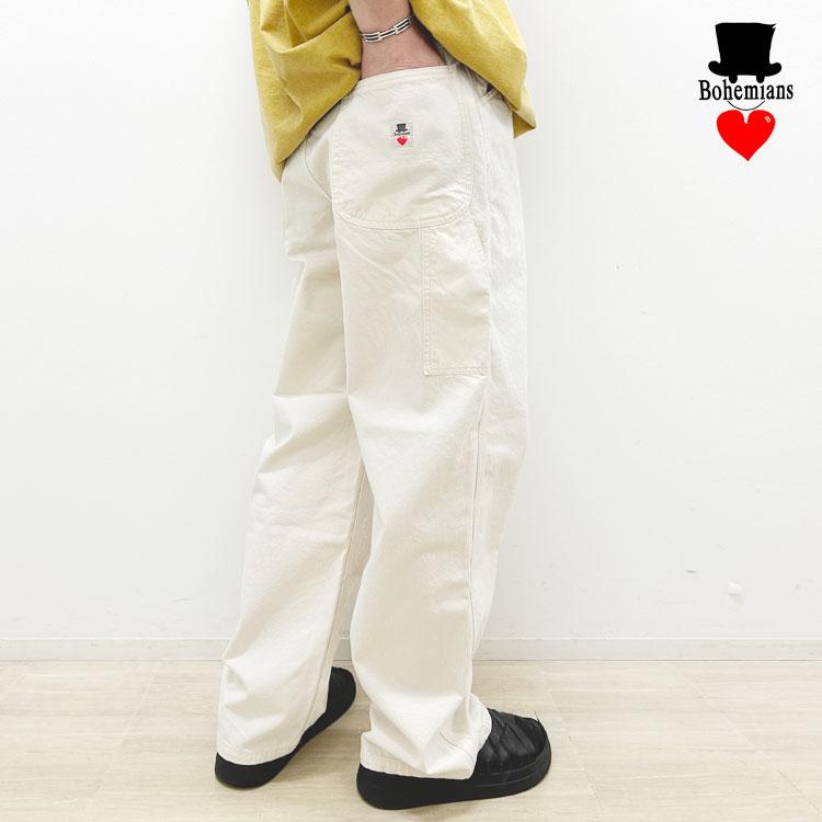BOHEMIANS 【ボヘミアンズ/Bohemians】カラーデニム ペインターパンツ [BP-58-CD]【送料無料】 : イルビゾンテ正規取扱店ノワ - 通販 - Yahoo!ショッピング