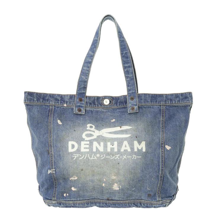 DENHAM（デンハム） DENHAM D07 DENIM TOTE WASHED デニム トートバッグ 01260184007【id ...