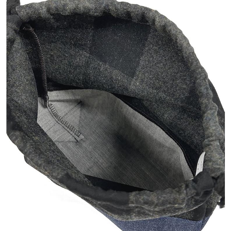 PENDLETON 【s20】【ペンドルトン/PENDLETON】Wool Denim Lunch Bag with String【キャンセル ...