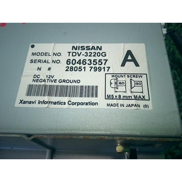 ムラーノ CBA-TZ50 TVチューナー TDV-3220G 28051-79917 : nomo10 ヤフーショップ - 通販 - Yahoo!ショッピング