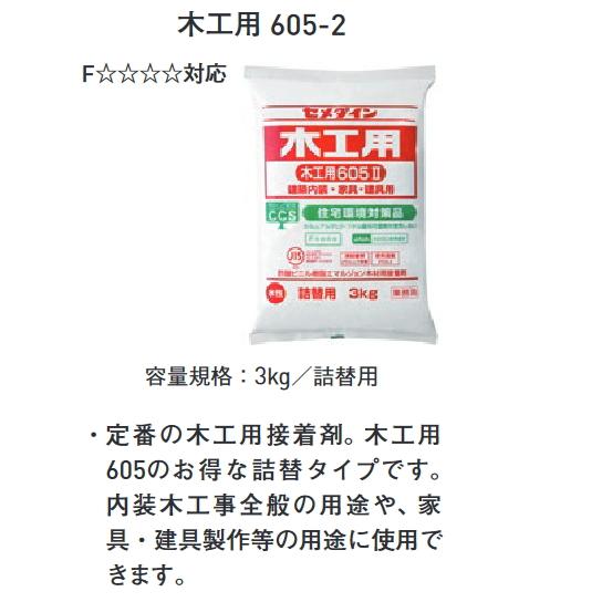セメダイン 木工用接着剤 605-II 詰替 3kg AE-292 411-124 : ノナカ金物店 - 通販 - Yahoo!ショッピング
