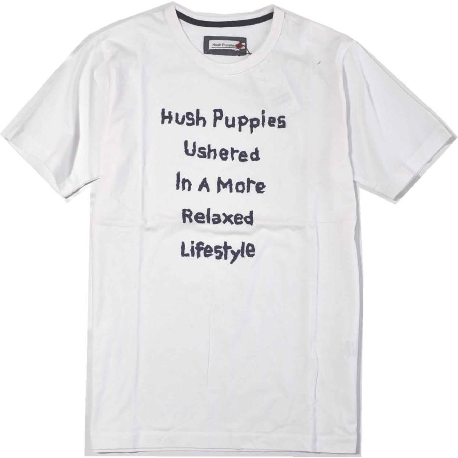 ハッシュパピー [ハッシュパピー] Tシャツ ローマ字プリント 天竺Tシャツ 丸首半袖 Mサイズ NE白 03448 : ノンブルショップ ...