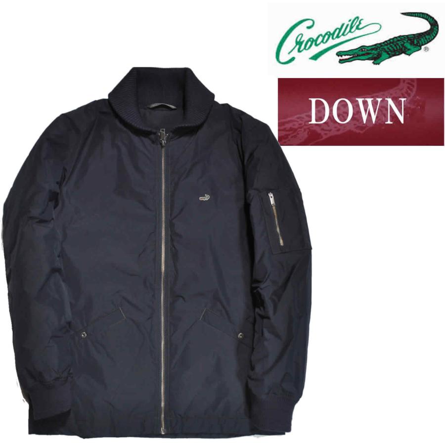 [クロコダイル] ダウンジャケット 軽量グランドジャンパー 衿袖リブ仕様 Mサイズ 2ネイビー 1604-17401 : 1604-174012m : ノンブルショップ - 通販 ...