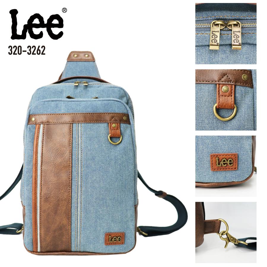 Lee リー ワンショルダーバッグ ボディバッグ リュック ポーチ 3WAY サブバッグ コットン カジュアル 旅行 アウトドア 斜め掛け 肩掛け 男女兼用 320-3262 : nono ...