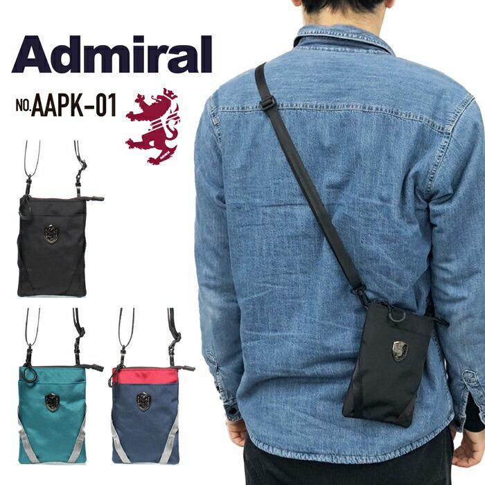 Admiral アドミラル ショルダーバッグ ミニショルダーバッグ ミニバッグ 2WAY スマホショルダー 肩掛け 斜め掛け 軽量 旅行 ...