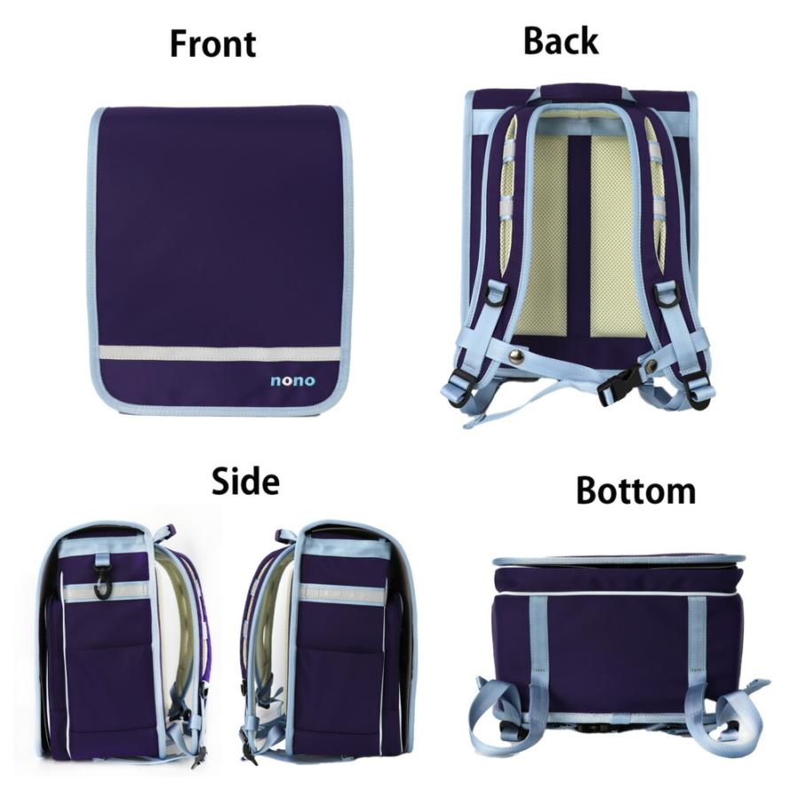 nonoランド ランドセル型リュック CHORUS コーラス レインカバー付 撥水 超軽量 リフレクターチャーム付 A4 SPACE-WING 約15L 通学 3年保証 nono-0005 ...