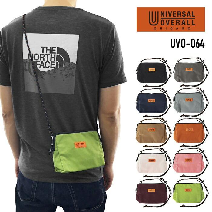 UNIVERSAL OVERALL ユニバーサルオーバーオール ショルダーバッグ ミニショルダーバッグ ミニバッグ ポーチ スマホショルダー 2WAY 軽量 ブランド UVO-064 ...
