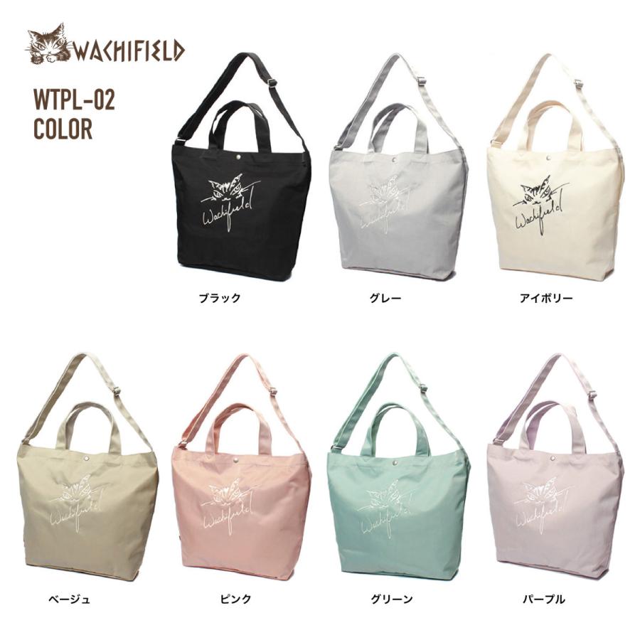 WACHIFIELD わちふぃーるど ショルダートートバッグ トートバッグ ショルダーバッグ 猫のダヤン 20リットル B4 2WAY 軽量 レディース WTPL-01 :wtpl-02 ...